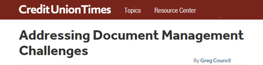 CU Times: Addressing Document Management Challenges - Parascript